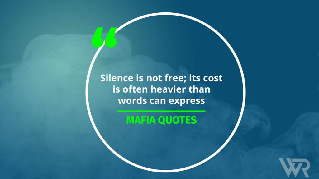 45 Top Mafia Quotes (with Commentary) - Wealth Rector
